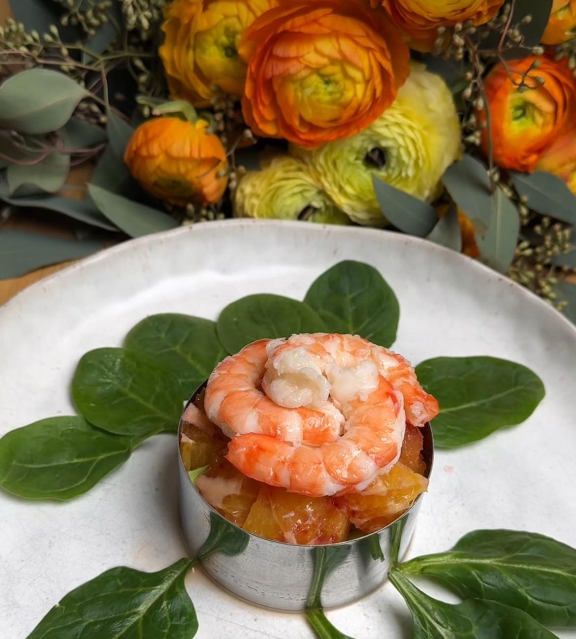 Receta de timbal de aguacates con langostinos - Sigfrido Fruit